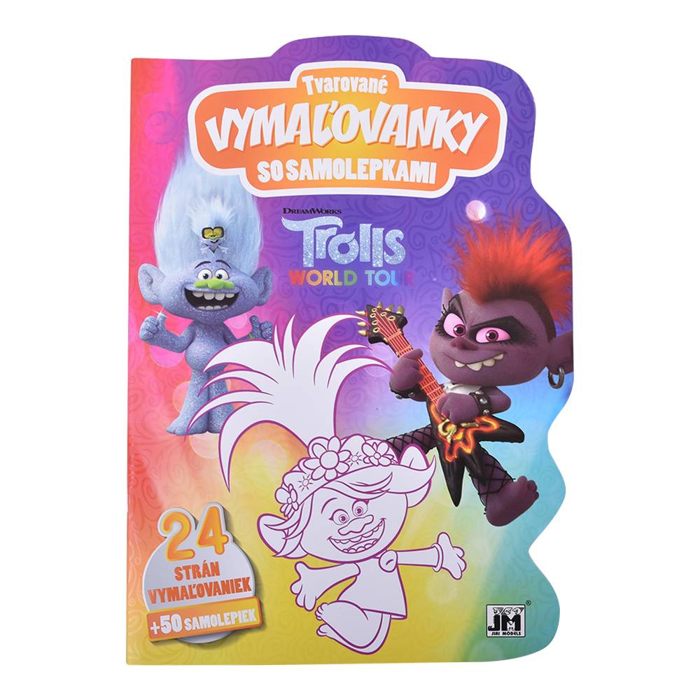 Tvarované omaľovánky Trolovia | Fuego.sk